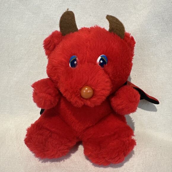Unbranded | Toys | Vintage Devil Teddy Bear Plush Stuffed Animal Toy ...